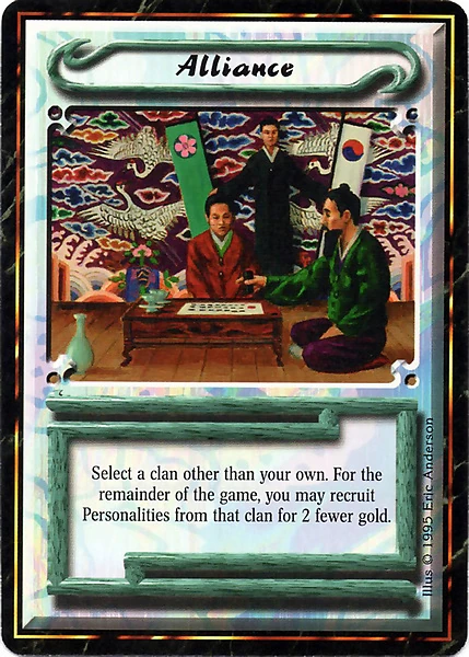 Alliance/card | L5r: Legend of the Five Rings Wiki | Fandom
