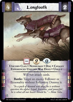 Longtooth/card | L5r: Legend of the Five Rings Wiki | Fandom