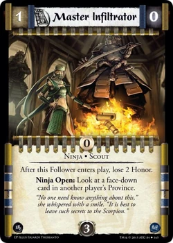 Master Infiltrator/card | L5r: Legend of the Five Rings Wiki | Fandom