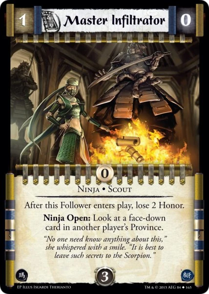 Master Infiltrator/card | L5r: Legend of the Five Rings Wiki | Fandom