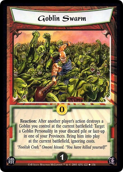 Goblin Swarm/card | L5r: Legend of the Five Rings Wiki | Fandom