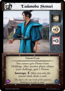 Tadanobu Sensei/card | L5r: Legend of the Five Rings Wiki | Fandom