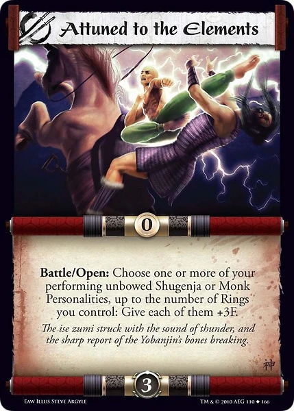 Attuned to the Elements/card | L5r: Legend of the Five Rings Wiki | Fandom