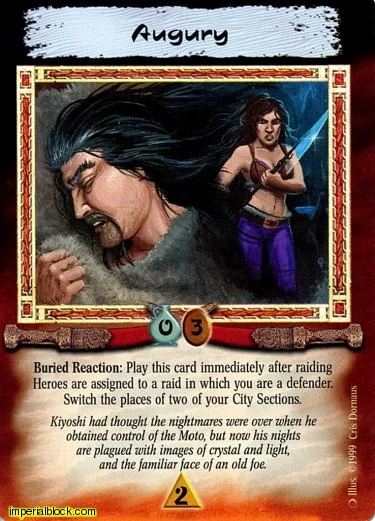 Augury (LBS)/card | L5r: Legend of the Five Rings Wiki | Fandom