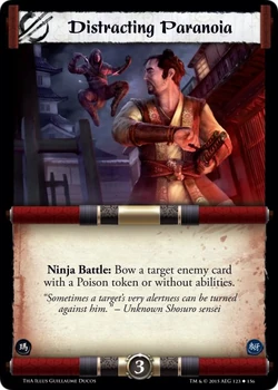 Distracting Paranoia/card | L5r: Legend of the Five Rings Wiki | Fandom