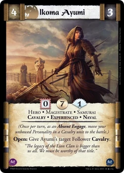 Ikoma Ayumi Exp/card | L5r: Legend of the Five Rings Wiki | Fandom