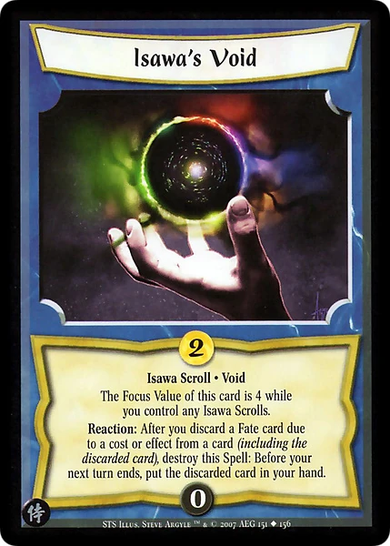 Isawa's Void/card | L5r: Legend of the Five Rings Wiki | Fandom