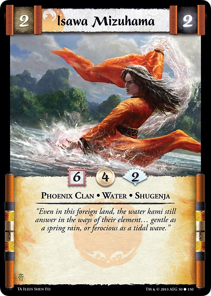 Isawa Mizuhama/card | L5r: Legend of the Five Rings Wiki | Fandom
