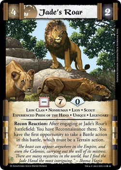 Jade's Roar/card | L5r: Legend of the Five Rings Wiki | Fandom