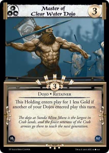 Master of Clear Water Dojo/card | L5r: Legend of the Five Rings Wiki ...