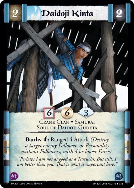 Daidoji Kinta/card | L5r: Legend of the Five Rings Wiki | Fandom