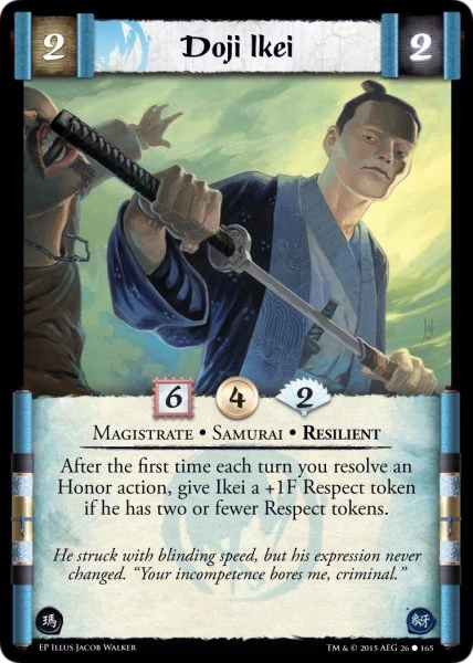 Doji Ikei/card | L5r: Legend of the Five Rings Wiki | Fandom
