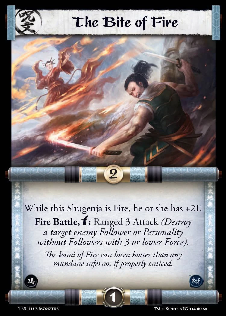 The Bite of Fire/card | L5r: Legend of the Five Rings Wiki | Fandom