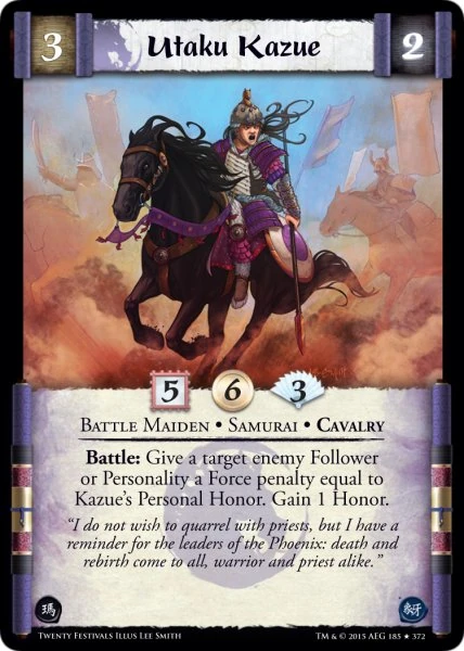 Utaku Kazue/card | L5r: Legend of the Five Rings Wiki | Fandom