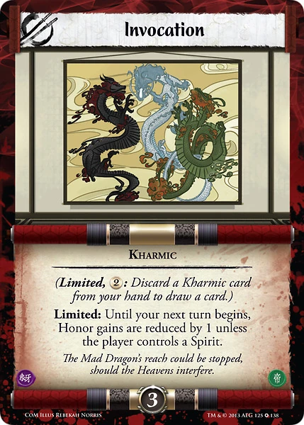 Invocation/card | L5r: Legend of the Five Rings Wiki | Fandom