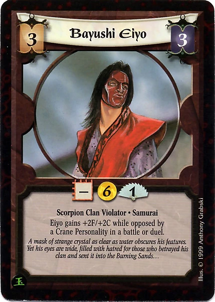 Bayushi Eiyo/card | L5r: Legend of the Five Rings Wiki | Fandom