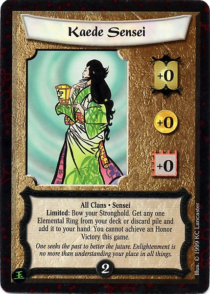 Kaede Sensei/card | L5r: Legend of the Five Rings Wiki | Fandom