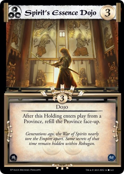 Spirit's Essence Dojo/card | L5r: Legend of the Five Rings Wiki | Fandom