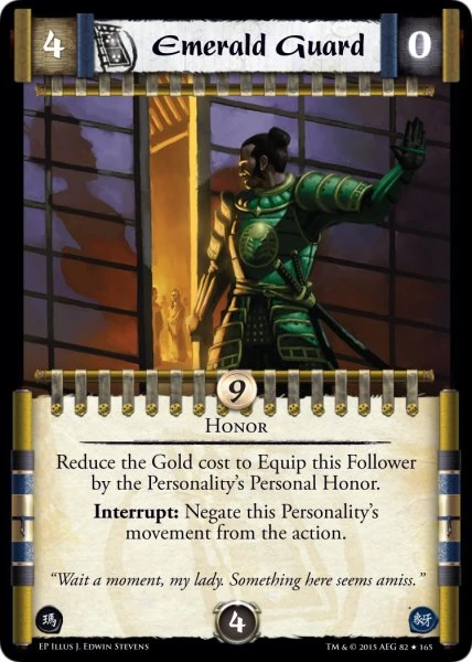 Emerald Guard/card | L5r: Legend of the Five Rings Wiki | Fandom