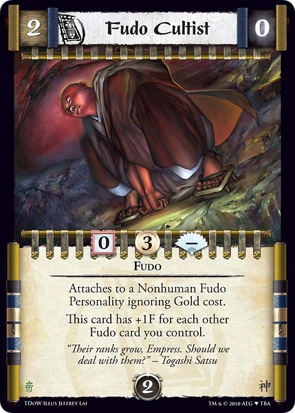 Fudo Cultist/card | L5r: Legend of the Five Rings Wiki | Fandom