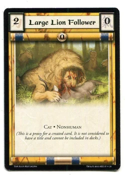 Large Lion Follower/card2 | L5r: Legend of the Five Rings Wiki | Fandom