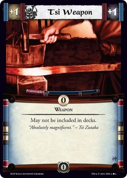 Tsi Weapon/card | L5r: Legend of the Five Rings Wiki | Fandom