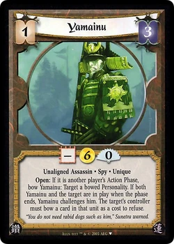 Yamainu/card | L5r: Legend of the Five Rings Wiki | Fandom