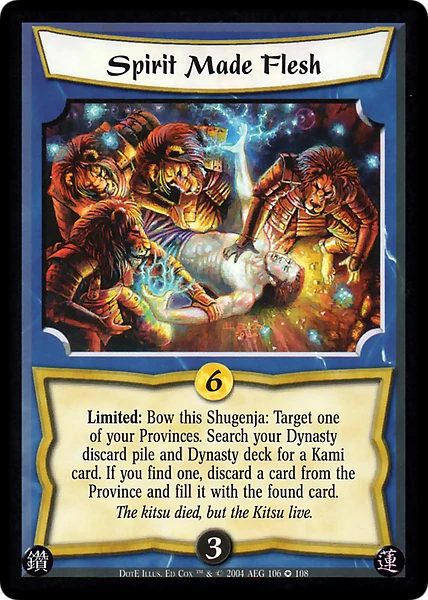 Spirit Made Flesh/card | L5r: Legend of the Five Rings Wiki | Fandom