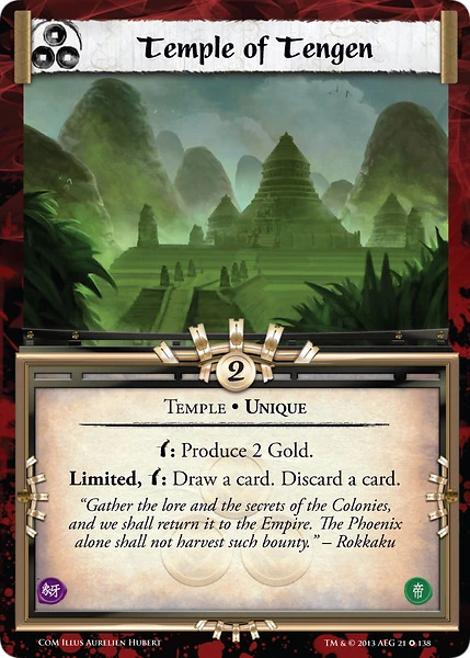 Temple of Tengen/card | L5r: Legend of the Five Rings Wiki | Fandom