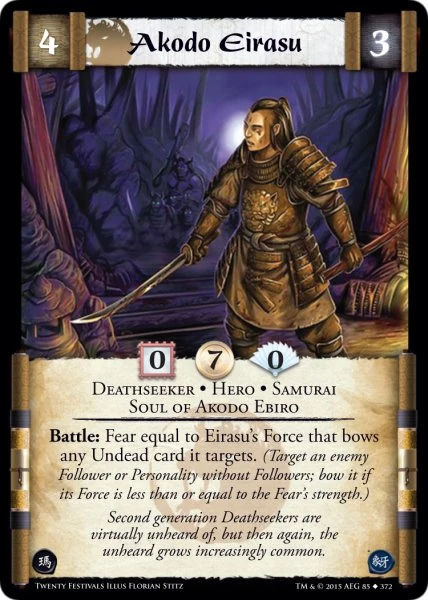 Akodo Eirasu/card | L5r: Legend of the Five Rings Wiki | Fandom