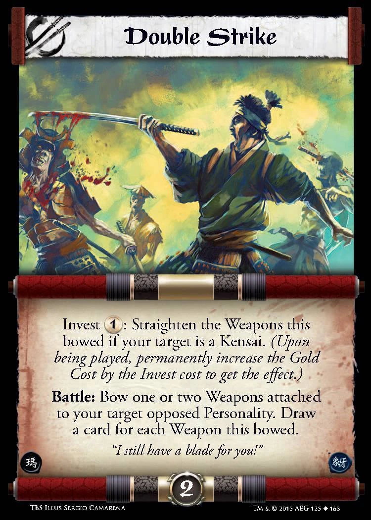 Double Strike/card | L5r: Legend of the Five Rings Wiki | Fandom