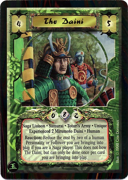 The Daini/card | L5r: Legend of the Five Rings Wiki | Fandom