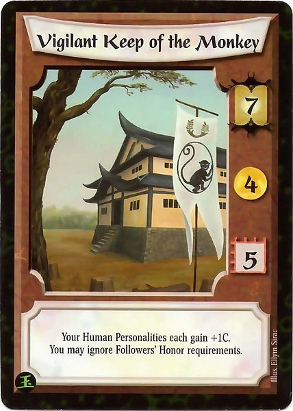 Vigilant Keep of the Monkey/card | L5r: Legend of the Five Rings Wiki ...