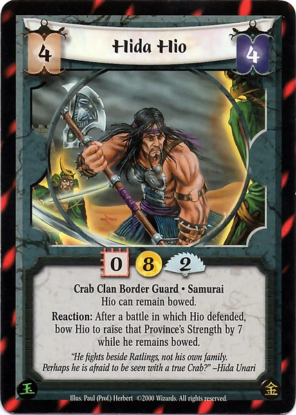 Hida Hio/card | L5r: Legend of the Five Rings Wiki | Fandom