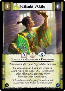 Kitsuki Akito/card | L5r: Legend of the Five Rings Wiki | Fandom