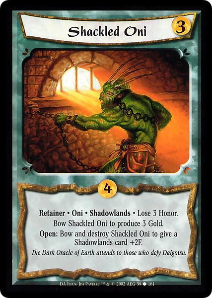 Shackled Oni/card | L5r: Legend of the Five Rings Wiki | Fandom