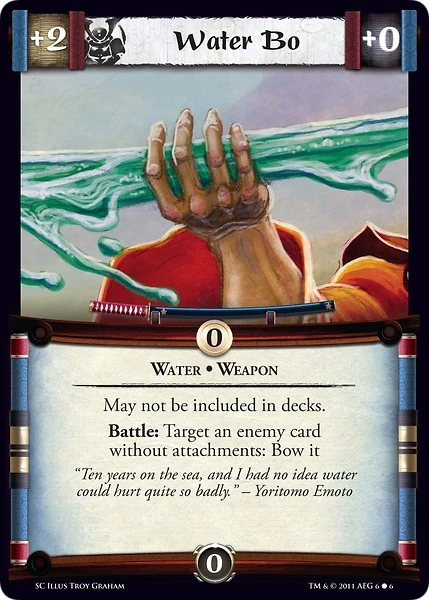 Water Bo/card | L5r: Legend of the Five Rings Wiki | Fandom