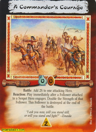 A Commanders Couragecard L5r Legend Of The Five Rings Wiki Fandom