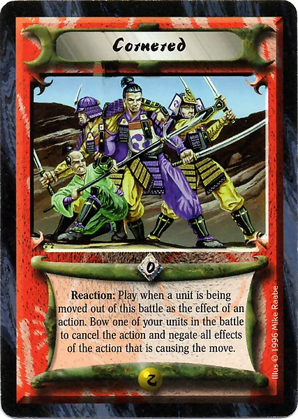 Cornered/card | L5r: Legend of the Five Rings Wiki | Fandom
