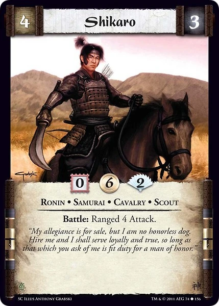 Shikaro/card | L5r: Legend of the Five Rings Wiki | Fandom