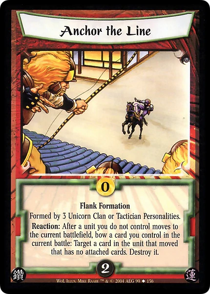 Anchor the Line/card | L5r: Legend of the Five Rings Wiki | Fandom
