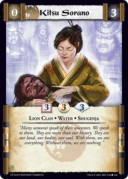 Kitsu Sorano/card | L5r: Legend of the Five Rings Wiki | Fandom