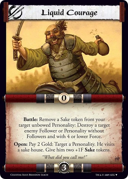 Liquid Courage/card | L5r: Legend of the Five Rings Wiki | Fandom