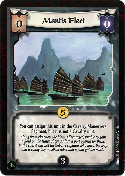 Mantis Fleet/card | L5r: Legend of the Five Rings Wiki | Fandom