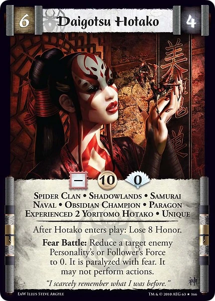 Daigotsu Hotako/card | L5r: Legend of the Five Rings Wiki | Fandom