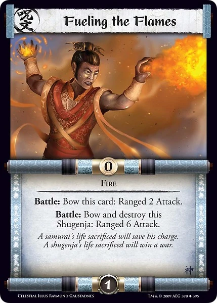 Fueling the Flames/card | L5r: Legend of the Five Rings Wiki | Fandom