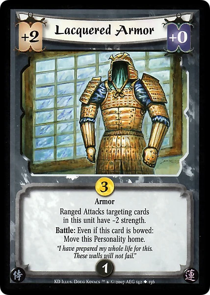 Lacquered Armor/card | L5r: Legend of the Five Rings Wiki | Fandom