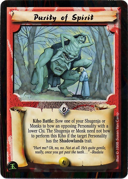 Purity of Spirit/card | L5r: Legend of the Five Rings Wiki | Fandom