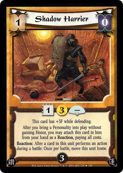 Shadow Harrier/card | L5r: Legend of the Five Rings Wiki | Fandom