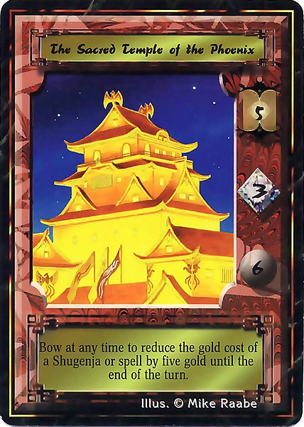 The Sacred Temple of the Phoenix/card | L5r: Legend of the Five Rings ...